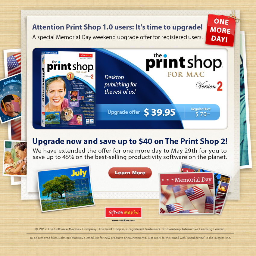 The Print Shop 2 Offer